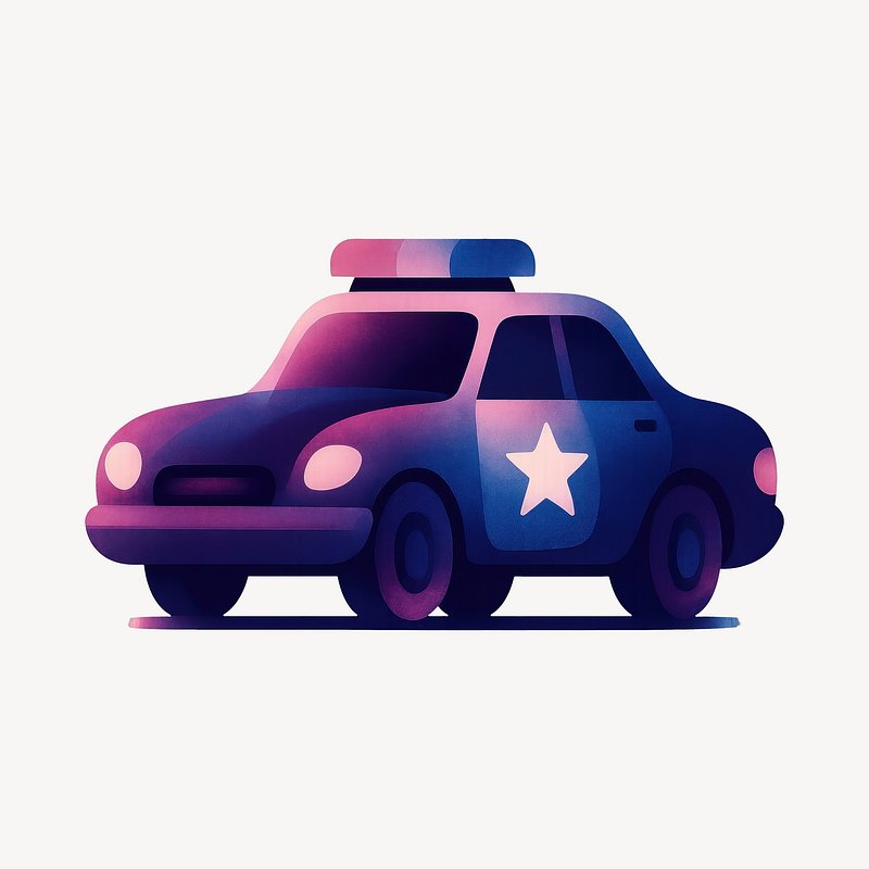 Cartoon+cop+car Black Images | Free Photos, PNG Stickers, Wallpapers ...