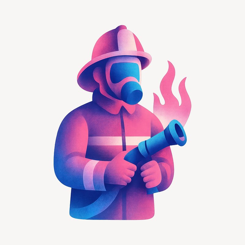 Hose+image Firefighter Illustration Images | Free Photos, PNG Stickers ...