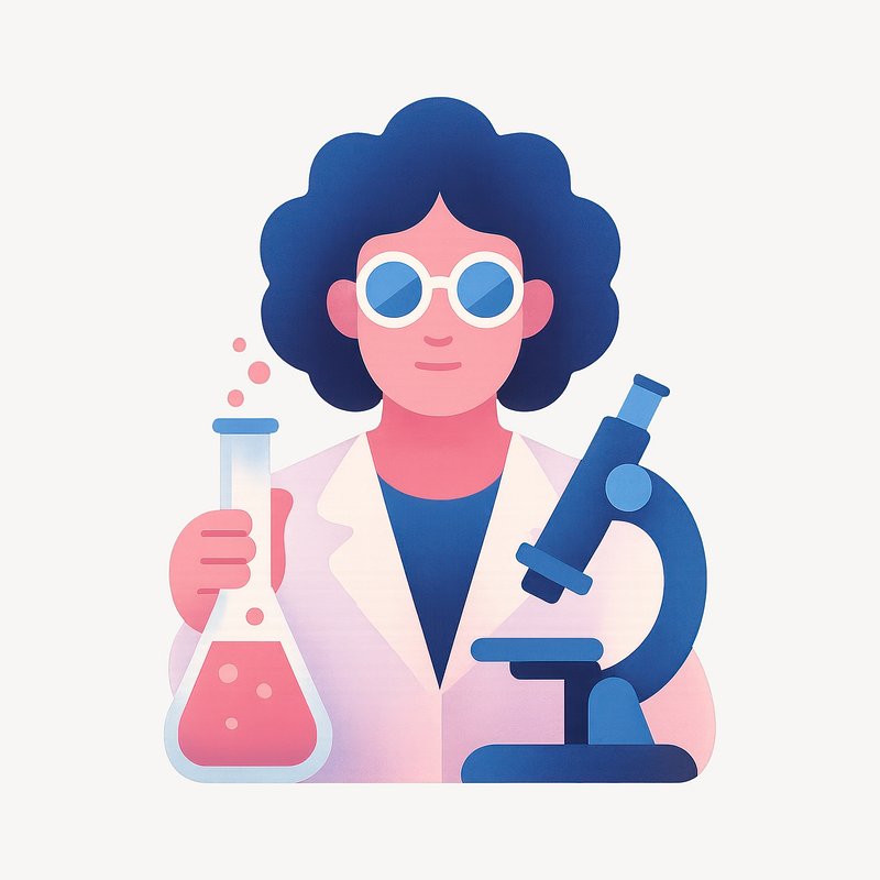Microscope Cartoon Research Science Images | Free Photos, PNG Stickers ...