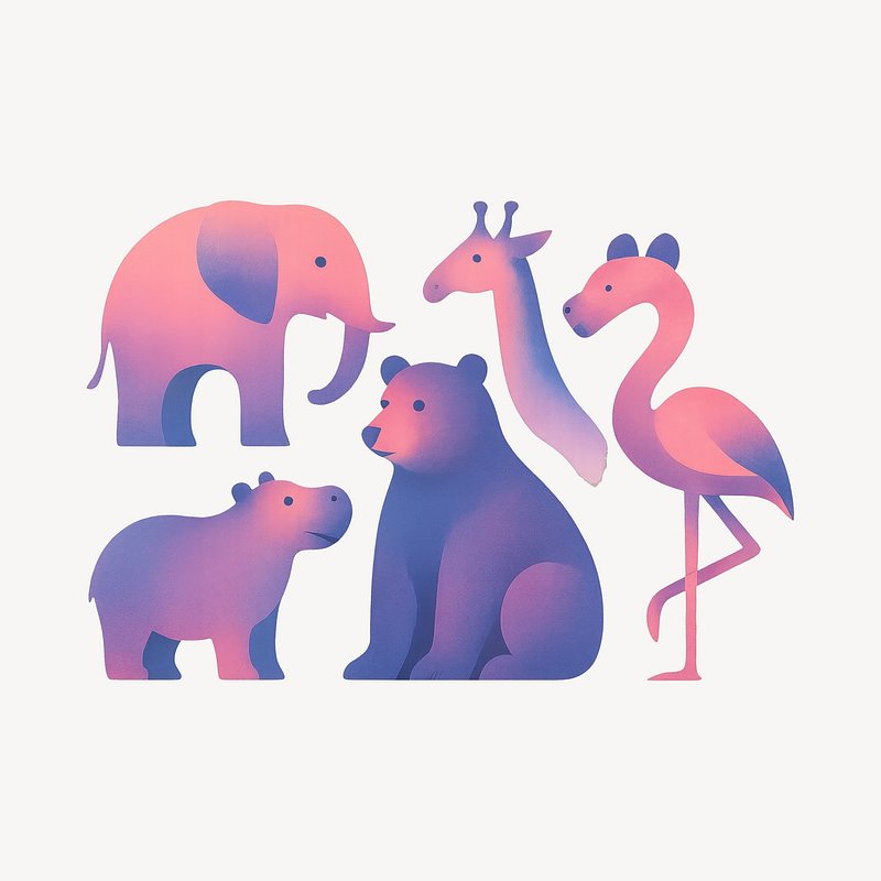 Hippopotamus Wildlife Vintage Animal Images | Download Free Design ...