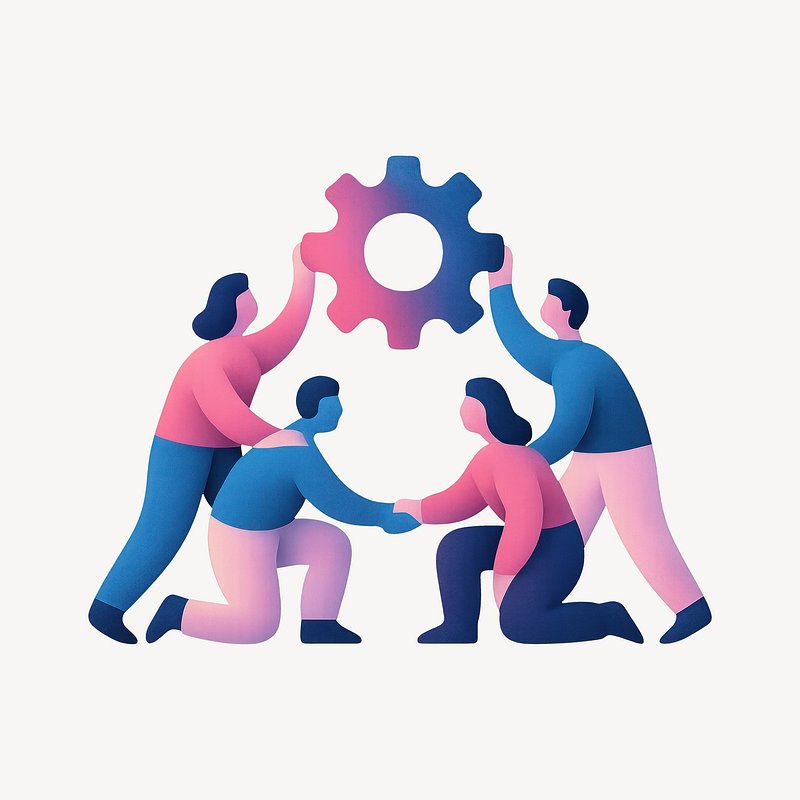 Teamwork Black And White Shadow Isolated Images | Free Photos, PNG ...