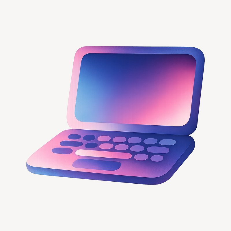 Laptop Outline Art Images | Free Photos, PNG Stickers, Wallpapers ...