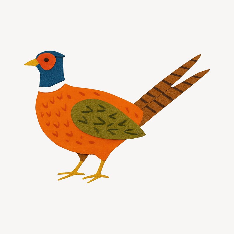 Pheasants Illustration Bird Art Aesthetic Images | Download Free Design ...