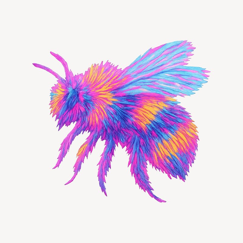 Pink Bee Background Images | Free Photos, PNG Stickers, Wallpapers ...