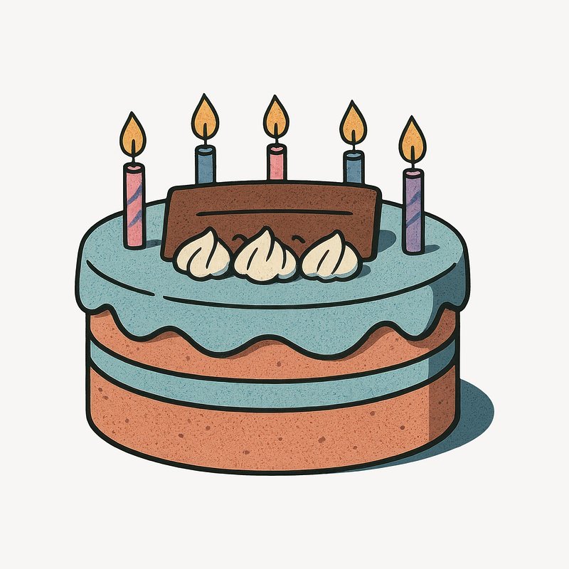 Animated Cake Black Shadow PNG Birthday Images | Free Photos, PNG ...