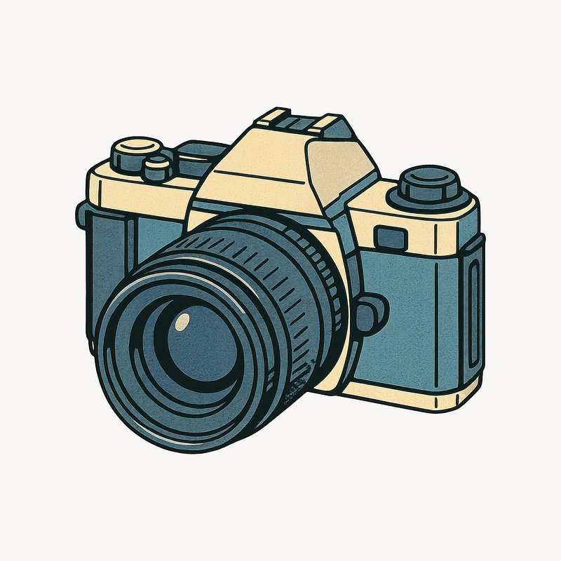 Retro Camera Drawing Transparent Images | Free Photos, PNG Stickers ...