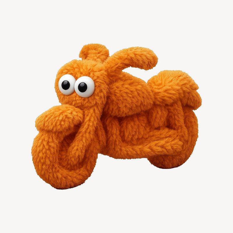 Motorcycle Orange Cartoon PNG Images | Free Photos, PNG Stickers ...