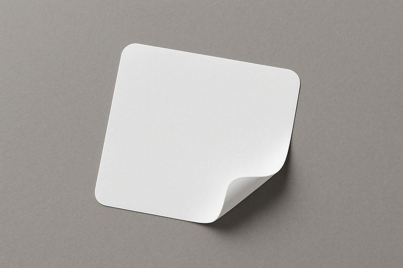White Sheet Paper Sticker JPEG Images | Free Photos, PNG Stickers ...