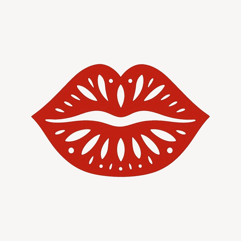 Lip+stencil PNG Images | Free Photos, PNG Stickers, Wallpapers ...