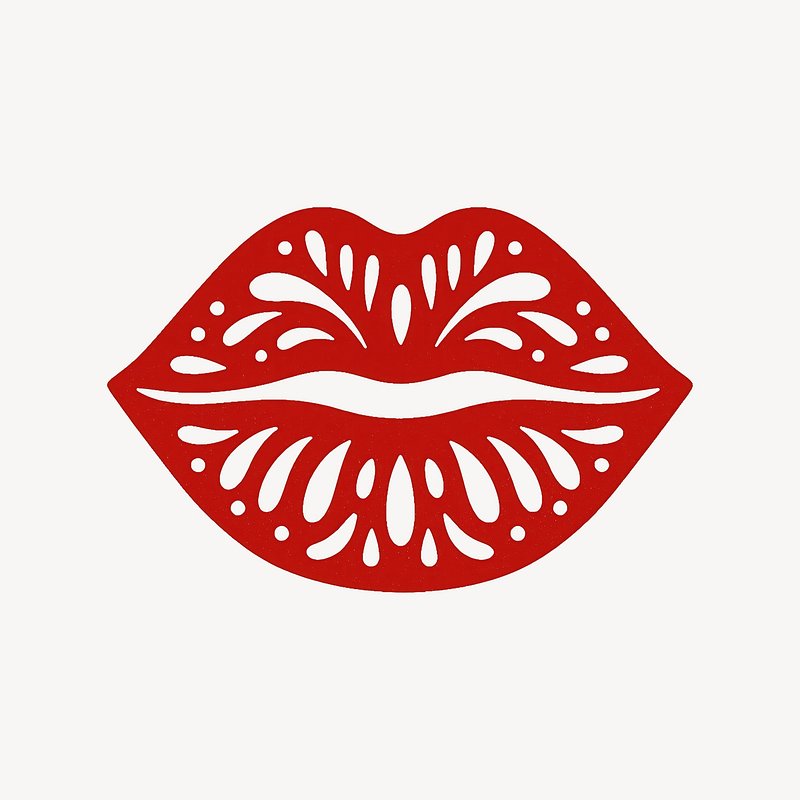 Lip+stencil PNG Images | Free Photos, PNG Stickers, Wallpapers ...