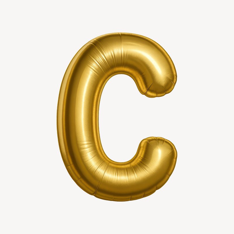 Golden C Alphabet Images | Free Photos, PNG Stickers, Wallpapers ...