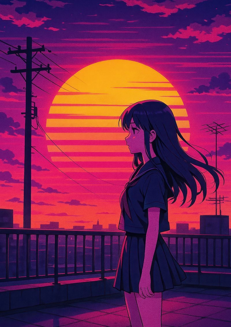 Purple+girls+anime Art Images | Free Photos, PNG Stickers, Wallpapers ...