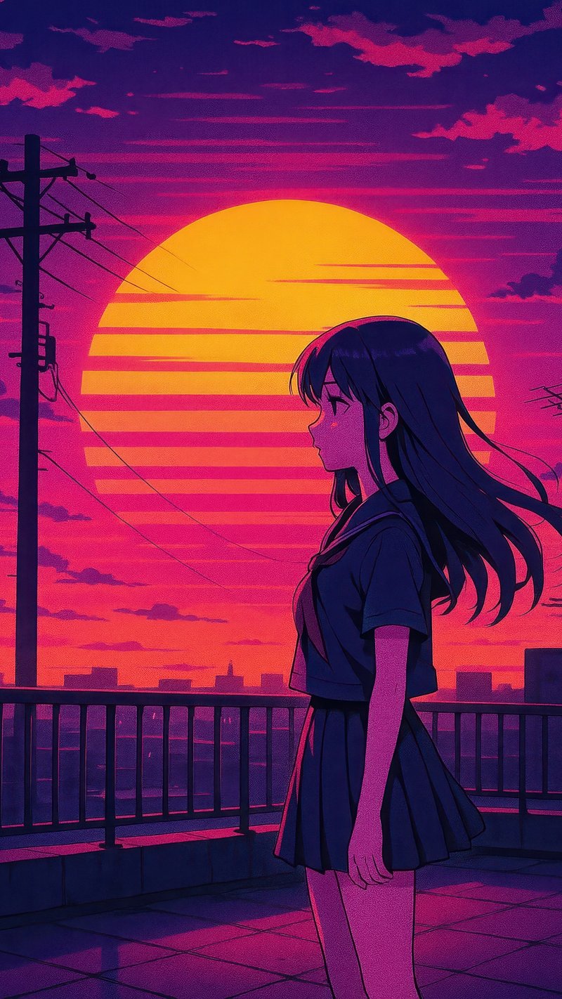 Purple+girls+anime Background Images | Free Photos, PNG Stickers ...