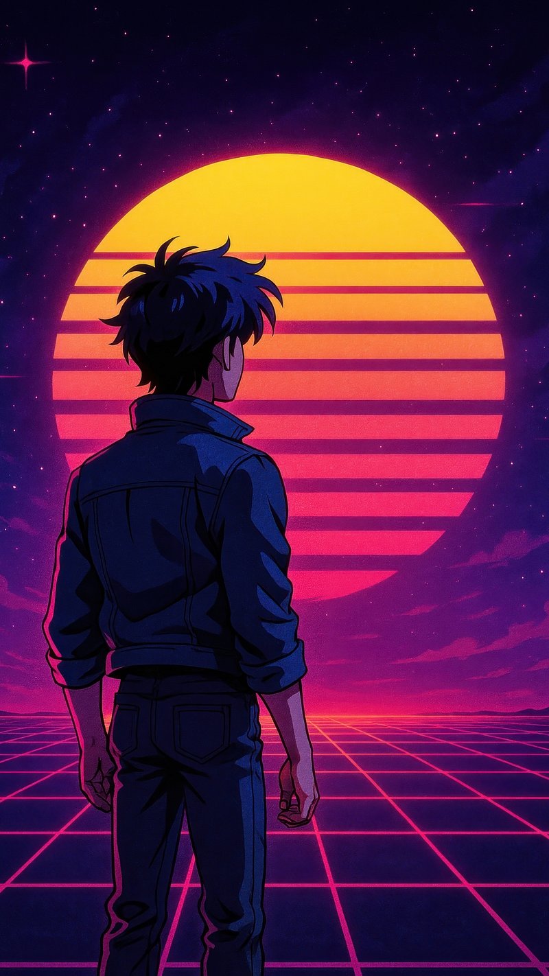 Wallpaper+purple+anime Art Neon Images | Free Photos, PNG Stickers ...