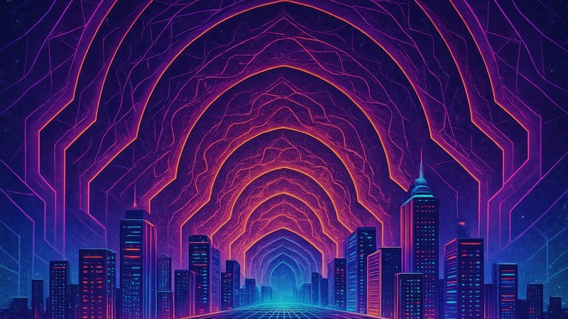 Cyberpunk+pattern Art Retro Images | Free Photos, PNG Stickers ...
