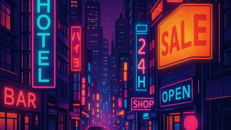 Neon+light+signs Mobile Wallpaper Retro Images | Free Photos, PNG ...