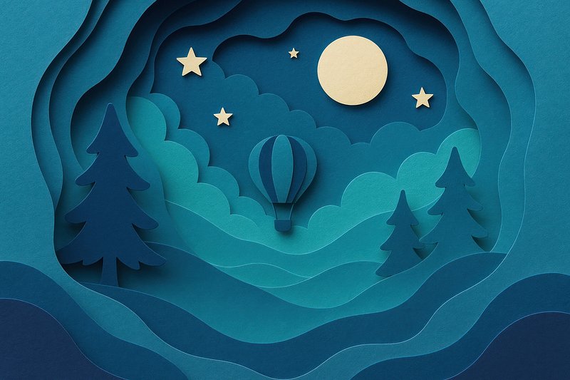 Moon Forest Sky Trees Background Wallpaper Images | Free Photos, PNG ...