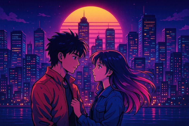 Wallpapers+animated Sunset Art Illustration Images | Free Photos, PNG ...