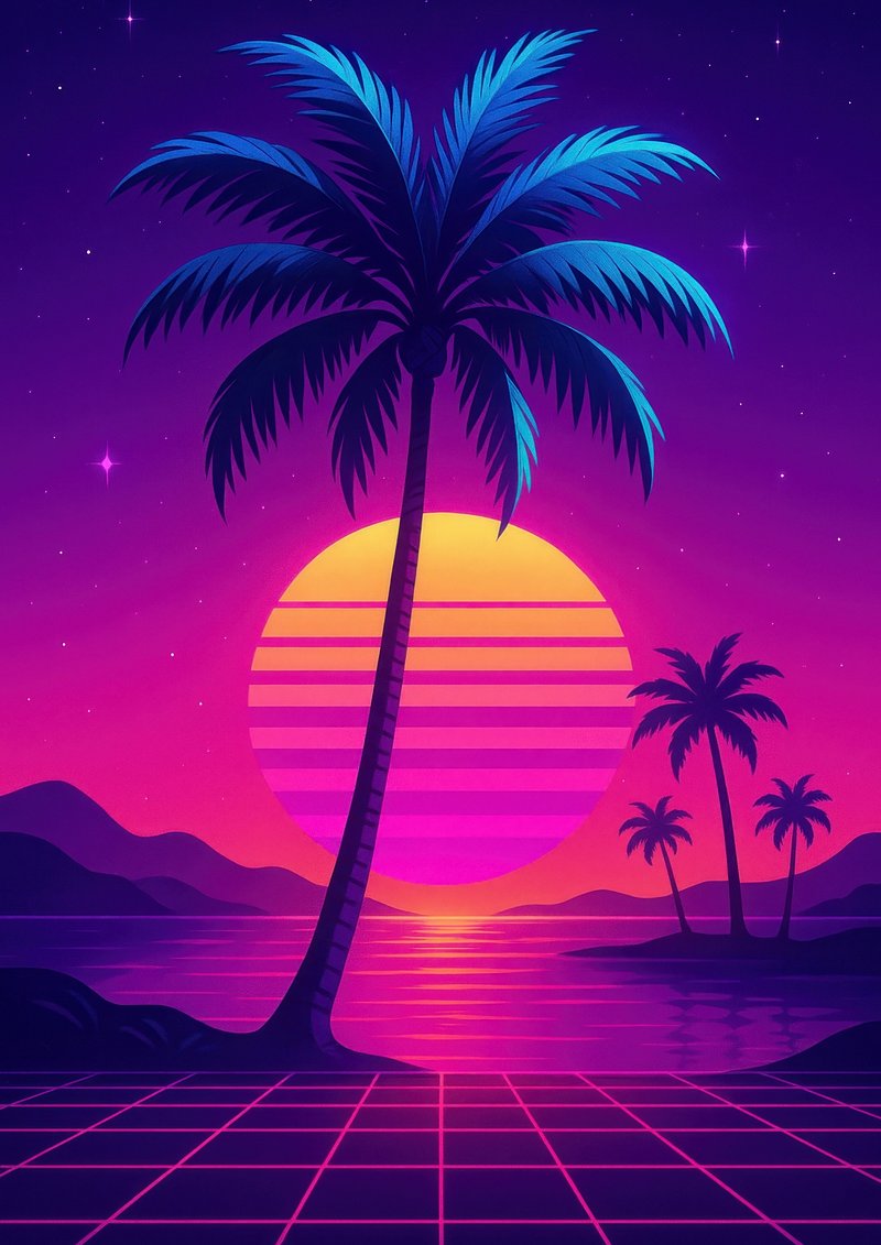 Blue Neon Palm Tree Images | Free Photos, PNG Stickers, Wallpapers ...