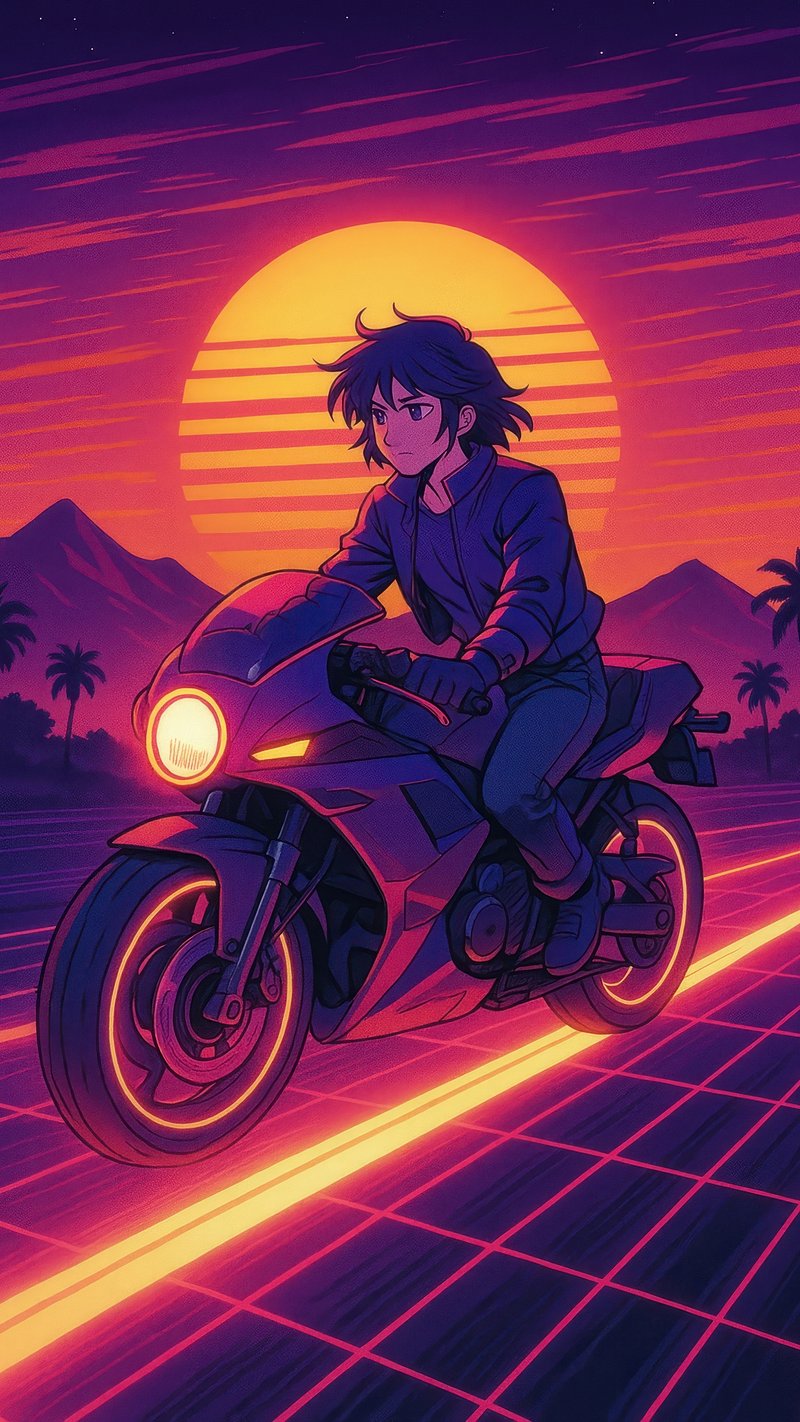 Motorcycle+sunset Wallpaper Images | Free Photos, PNG Stickers ...