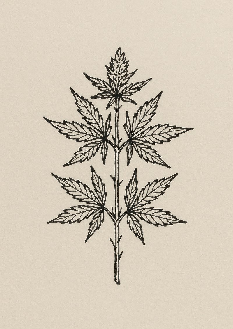Marijuana Black And White Vintage Images | Free Photos, PNG Stickers ...