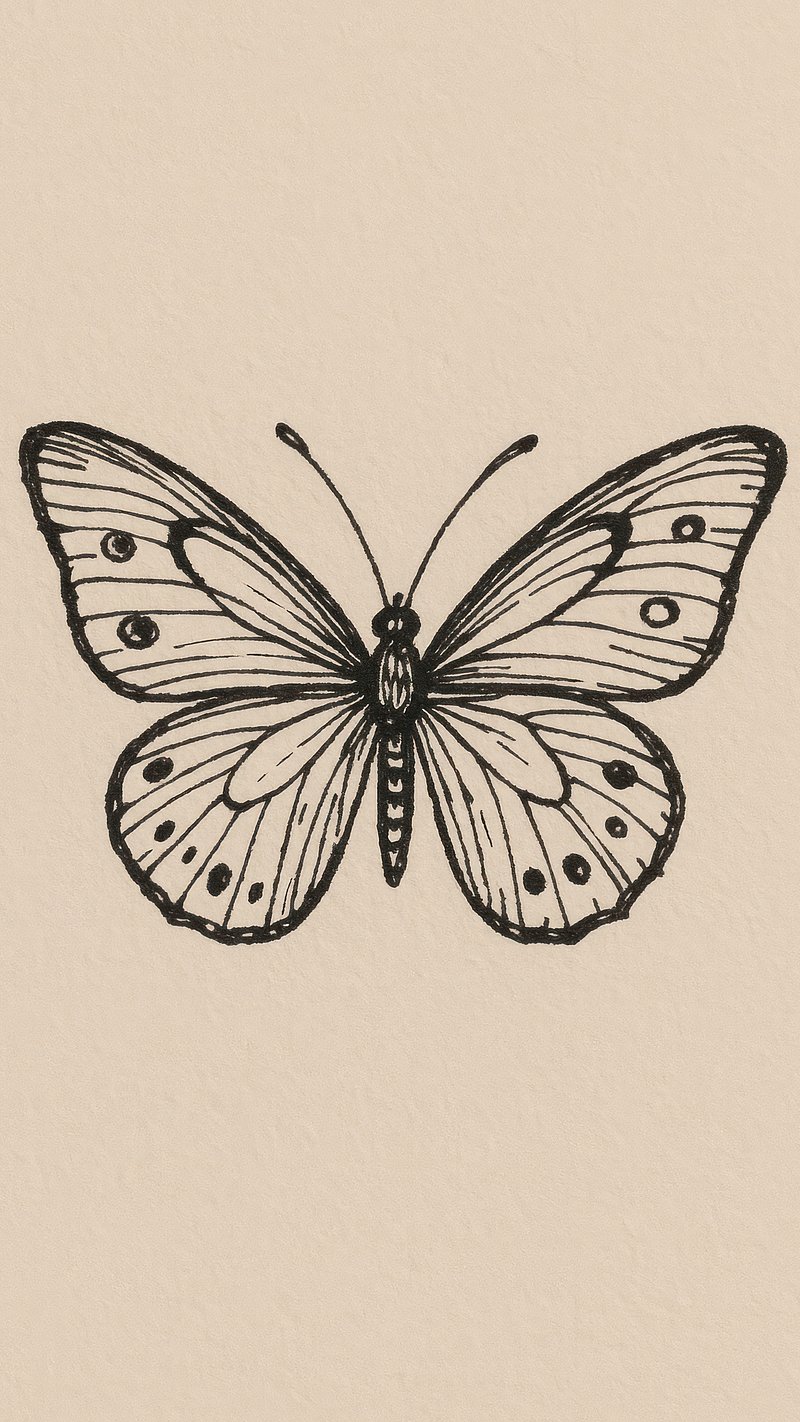 Monochrome+butterfly Design Images | Free Photos, PNG Stickers ...