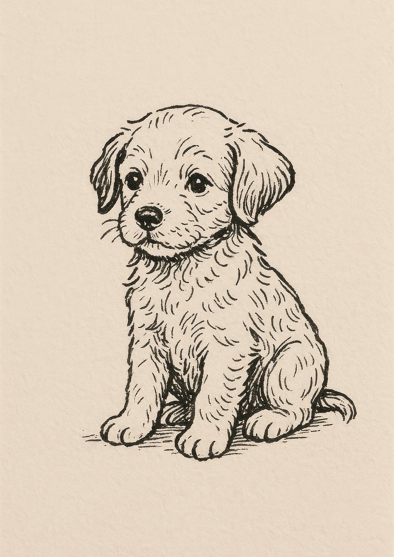 Dog+sketch+wallpaper Paper Drawing Images | Free Photos, PNG Stickers ...
