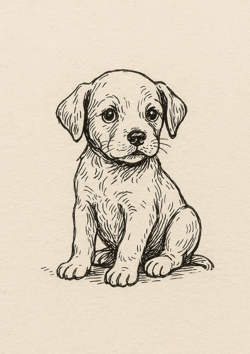 Dog+sketch+wallpaper Paper Drawing Images | Free Photos, PNG Stickers ...