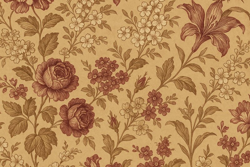 Burgundy+floral+wallpaper Pattern Images | Free Photos, PNG Stickers ...