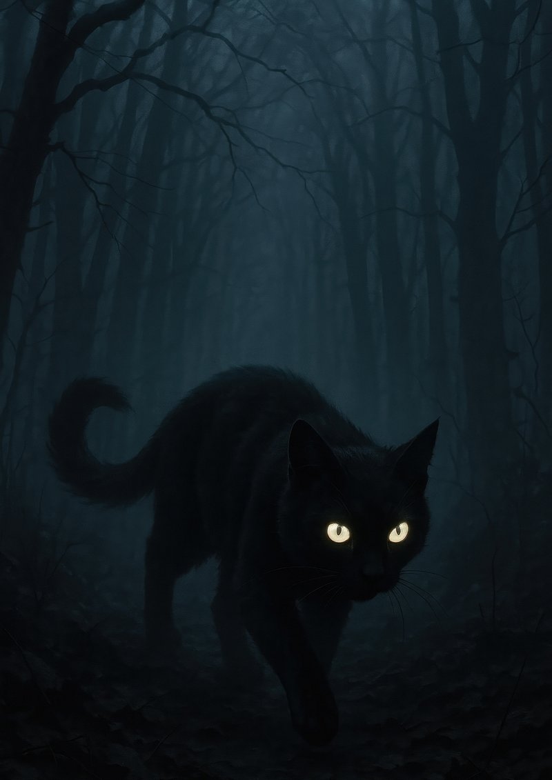 Cat Forest Black Wallpaper Mobile Images | Free Photos, PNG Stickers ...