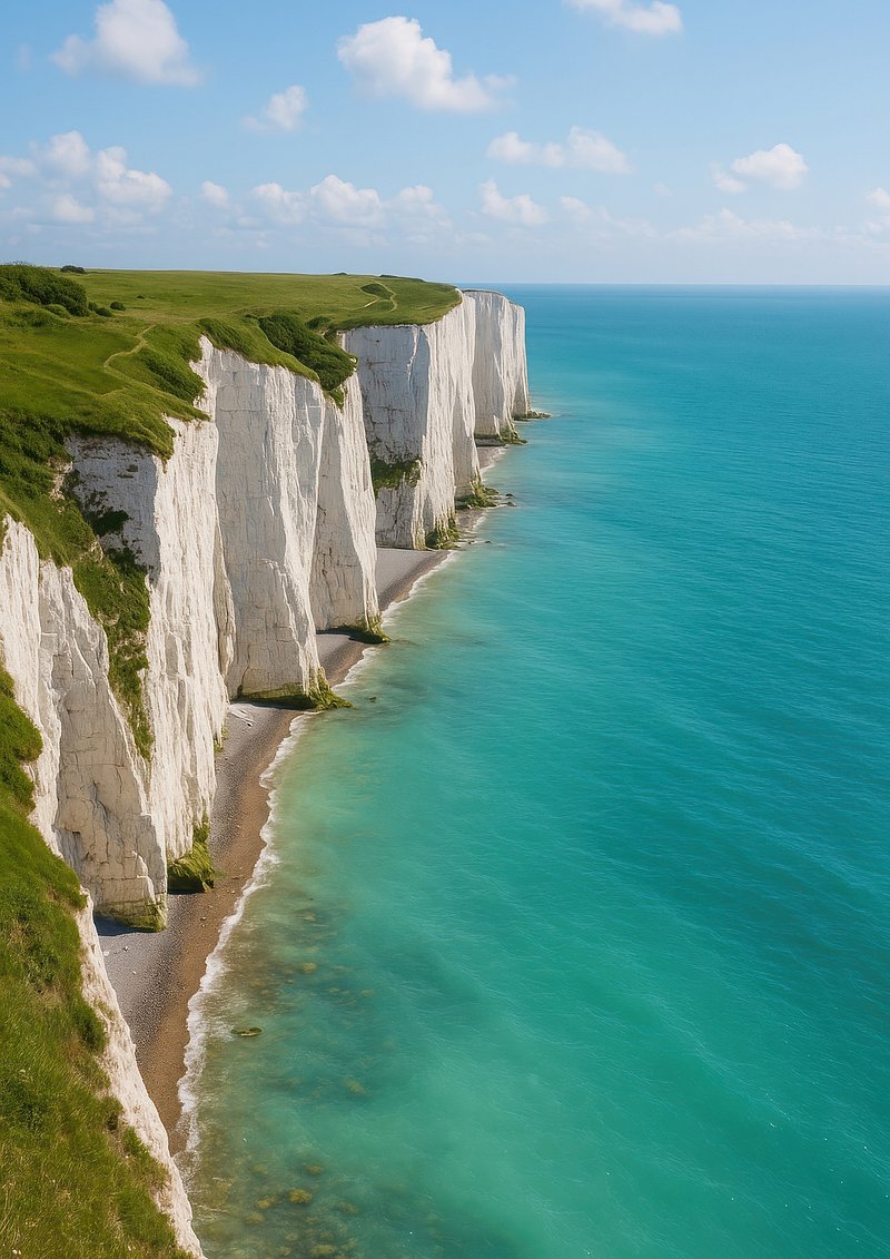 Beautiful Coastline Sky Ocean Wallpaper Scenery Images | Free Photos ...