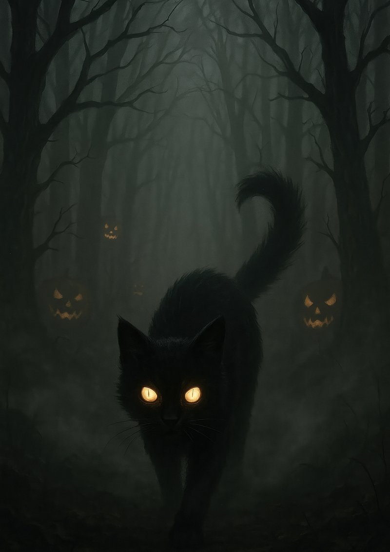 Cat Forest Black Wallpaper Woods Images | Free Photos, PNG Stickers ...
