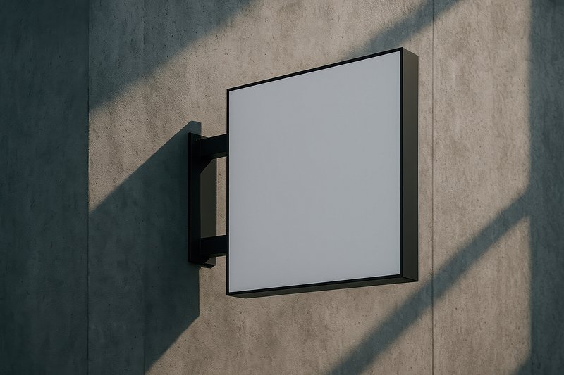 Blank Signboard Mockup Signage Images | Free Photos, PNG Stickers ...