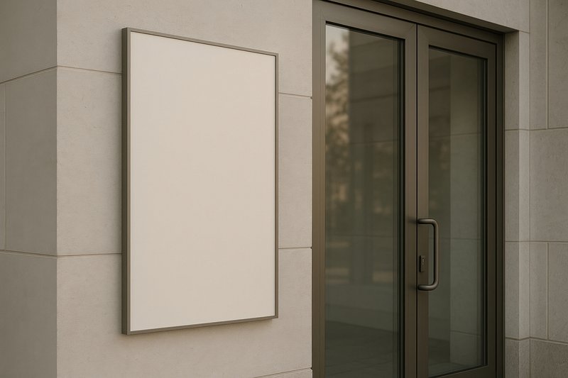 Exterior Poster Mockup Building Frame Images | Free Photos, PNG ...