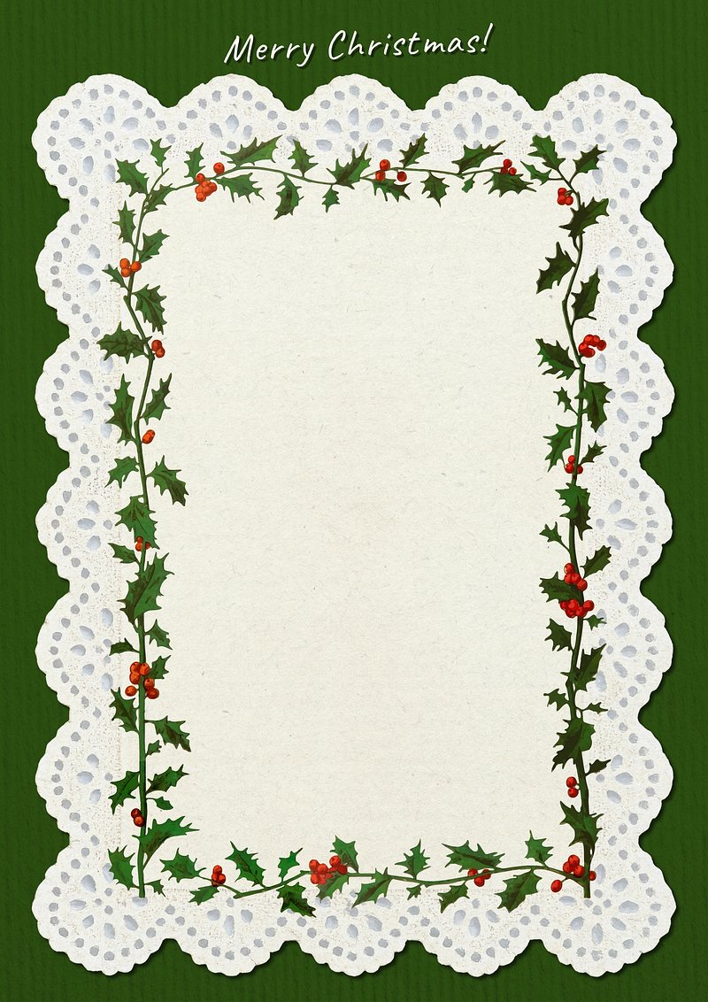 Merry Christmas blank wishlist template | Free Photo - rawpixel