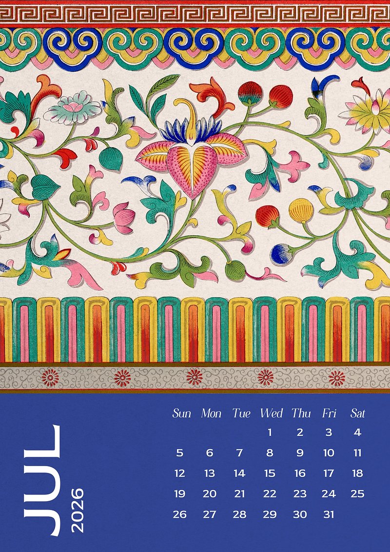Poster Calendar Flower Floral Images | Free Photos, PNG Stickers ...