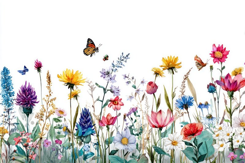 Flower Garden Wallpaper Floral JPEG Images | Free Photos, PNG Stickers ...