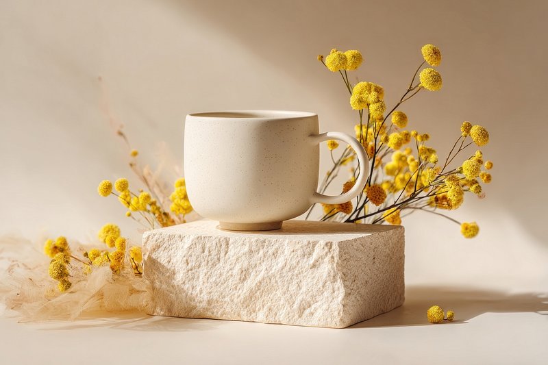 Flower And Cup Mockup Images | Free Photos, PNG Stickers, Wallpapers ...