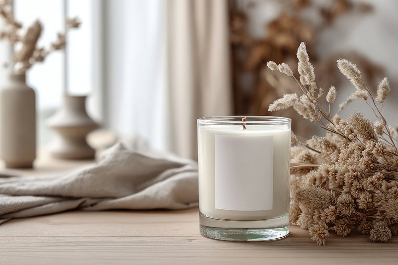 Candle Set Mockup Flowers Images | Free Photos, PNG Stickers ...