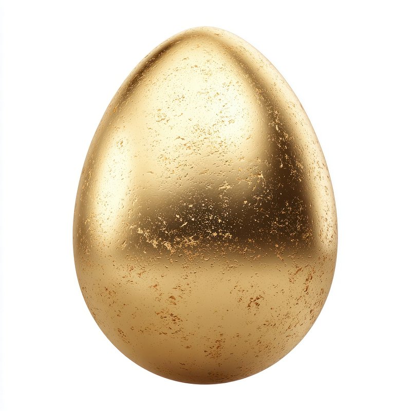 Gold Egg Isolated Images | Free Photos, PNG Stickers, Wallpapers ...