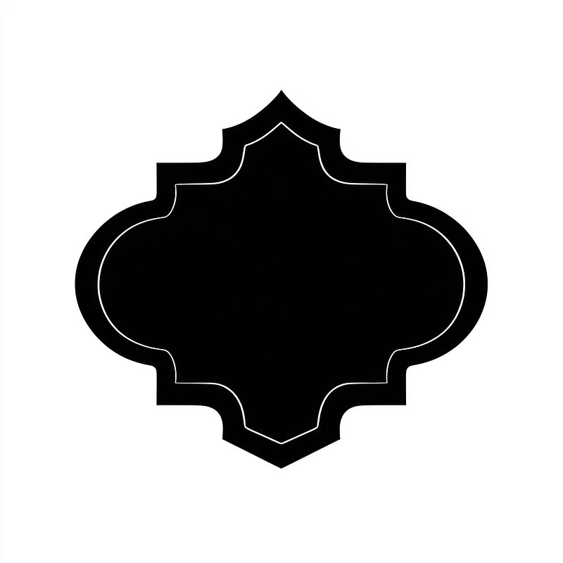 Curve Frame Design Black PNG Transparent Images | Free Photos, PNG ...