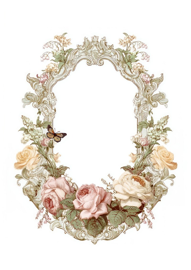 Butterfly Design Vintage Texture Frame Images | Download Free Design ...