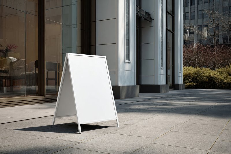 Sidewalk Sign Realistic Images | Free Photos, PNG Stickers, Wallpapers ...