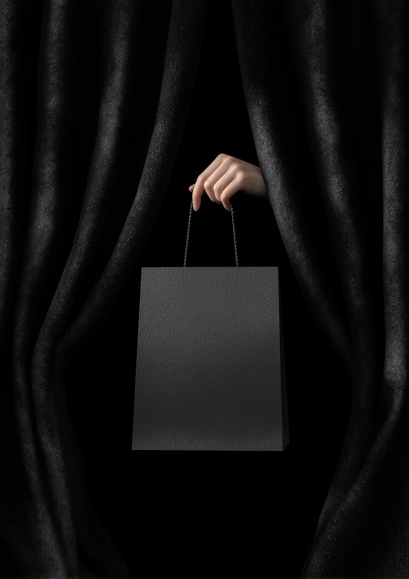 Paper Bag On Hand Fashion Holding Curtain Images | Free Photos, PNG ...