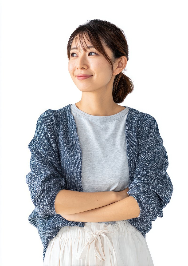 Woman Relaxed White PNG Portrait Background Images | Free Photos, PNG ...