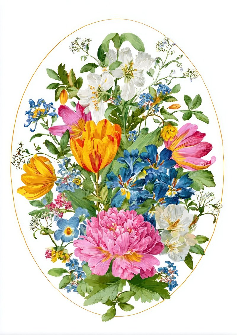 Spring+flower+paintings Art Images | Free Photos, PNG Stickers ...
