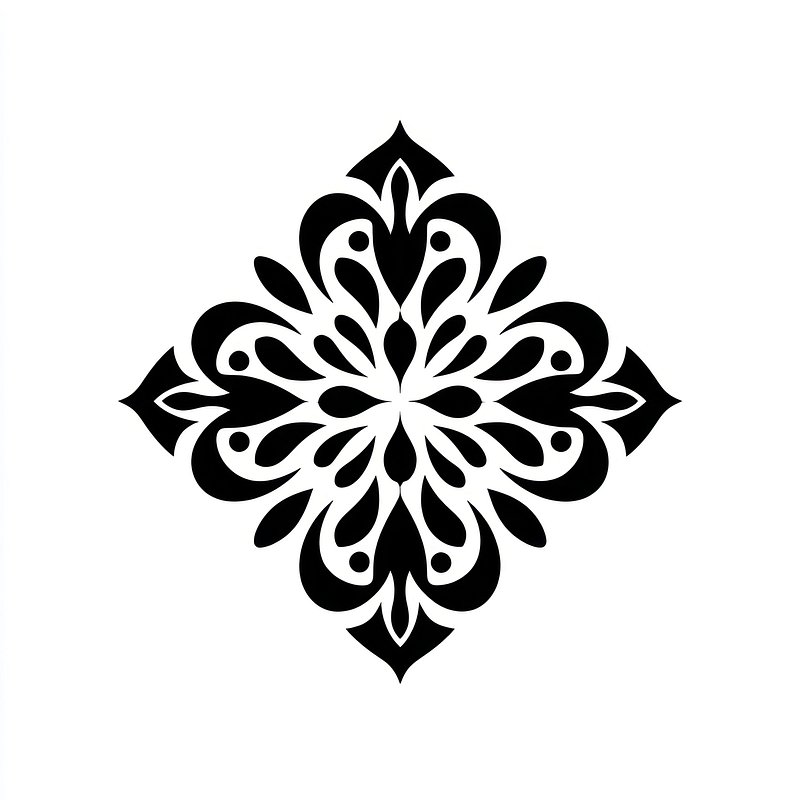 Arabesque Floral Illustration Design Images | Free Photos, PNG Stickers ...