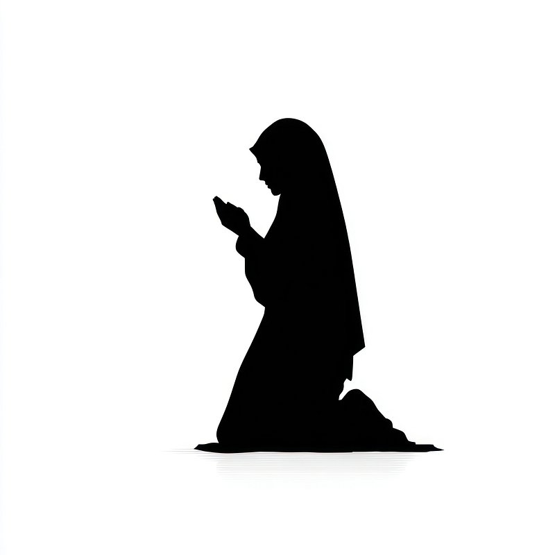 Woman Prays Praying Prayer Shadow Design Images | Free Photos, PNG ...