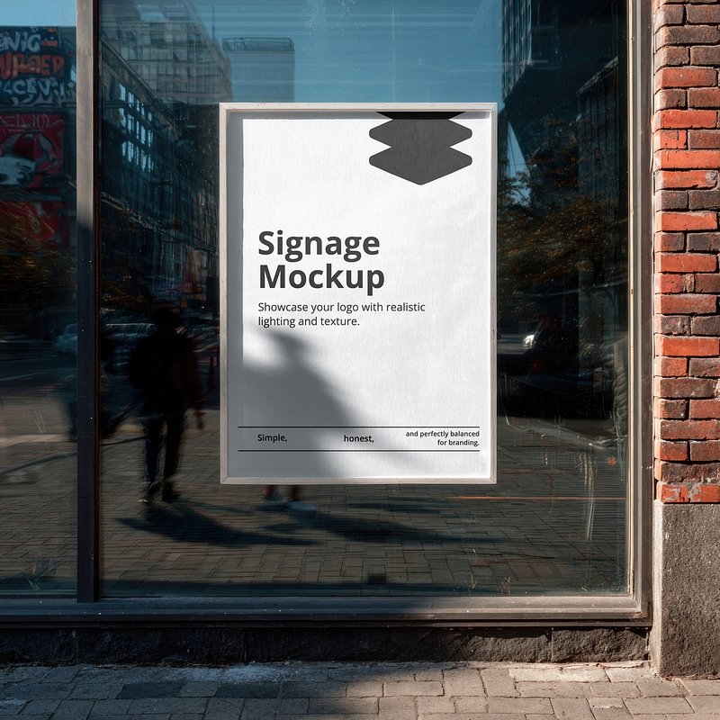 Aesthetic Poster Mockup Design Space Minimal Images | Free Photos, PNG ...