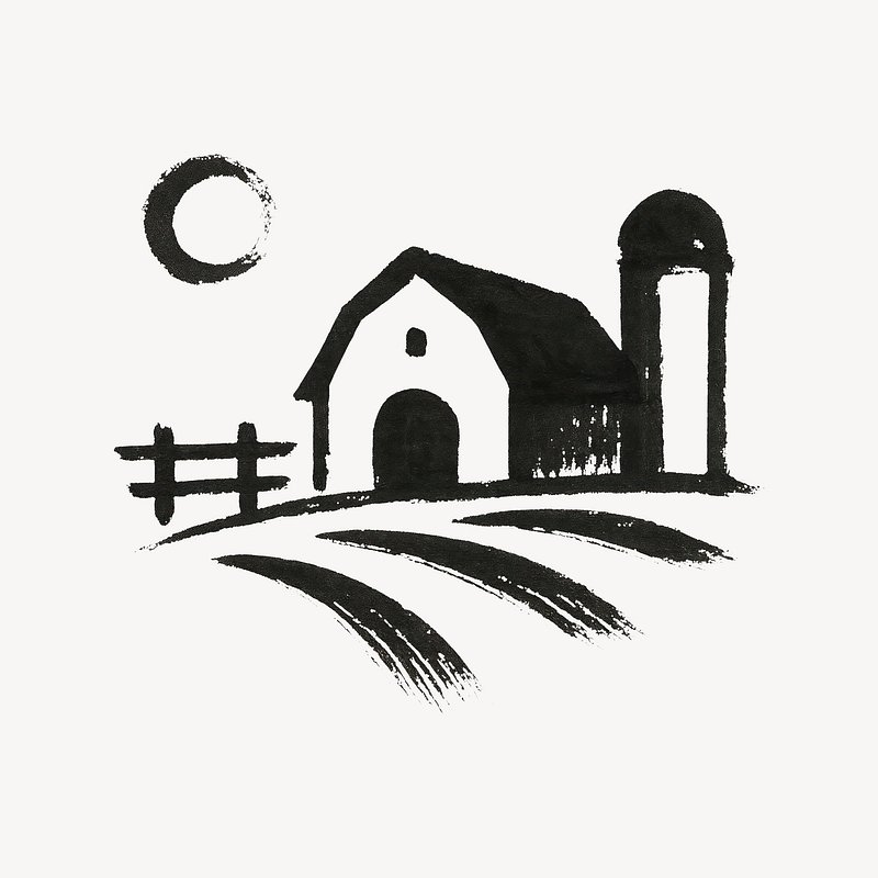 Black And White Barn Farm Images | Free Photos, PNG Stickers ...